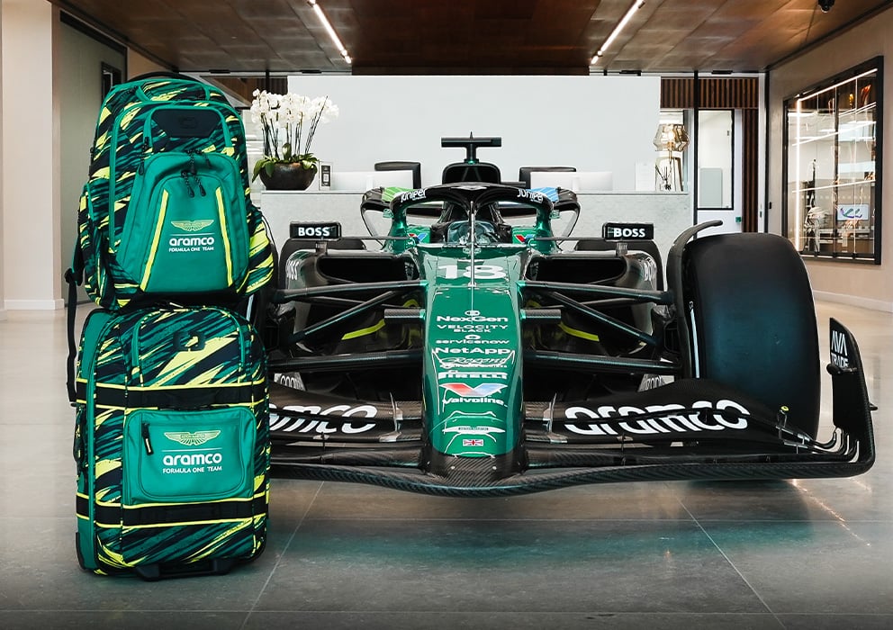 Aston Martin F1 Collection | OGIO Travel Bags and Backbacks